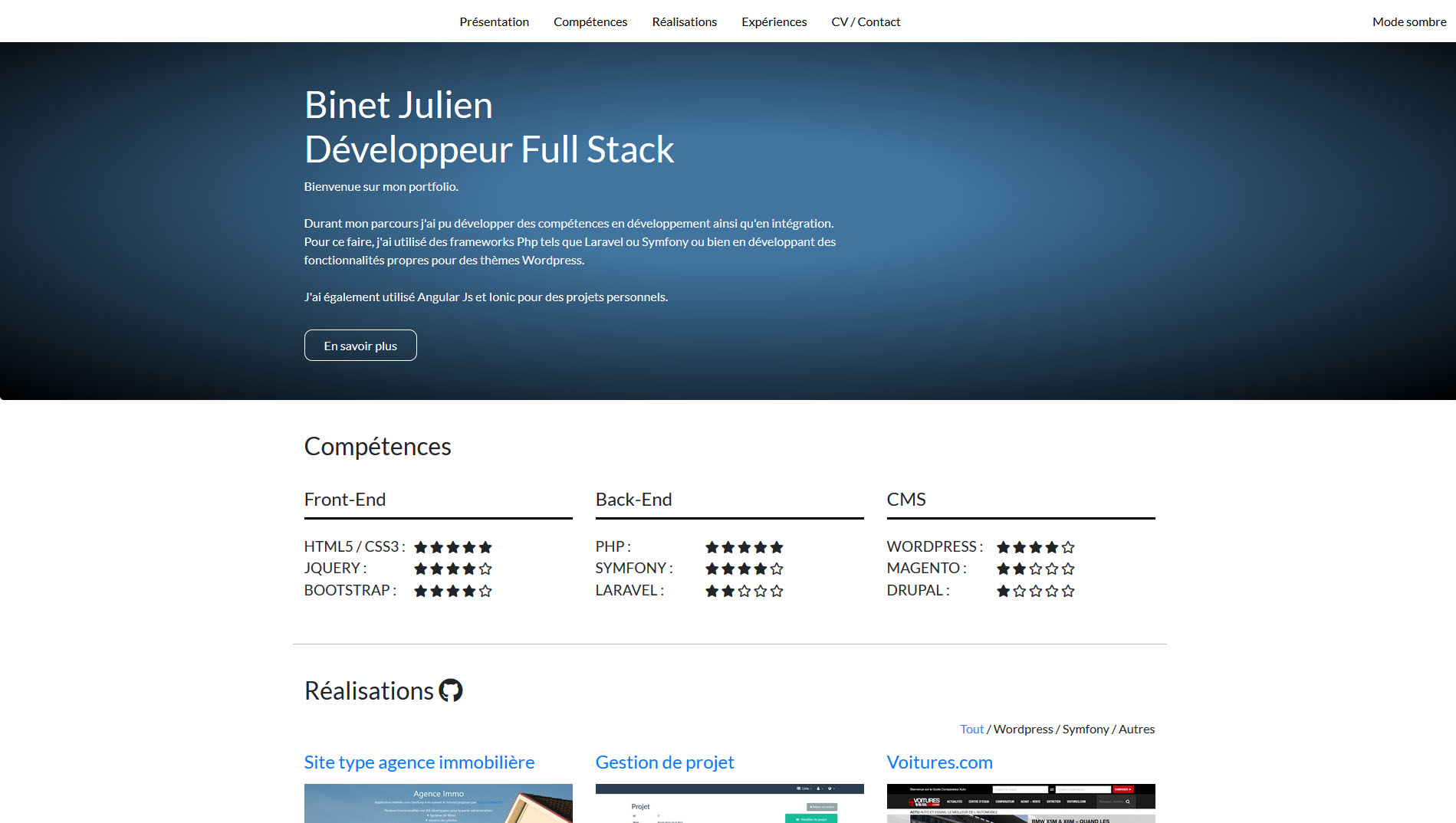 Binet Julien | Portfolio